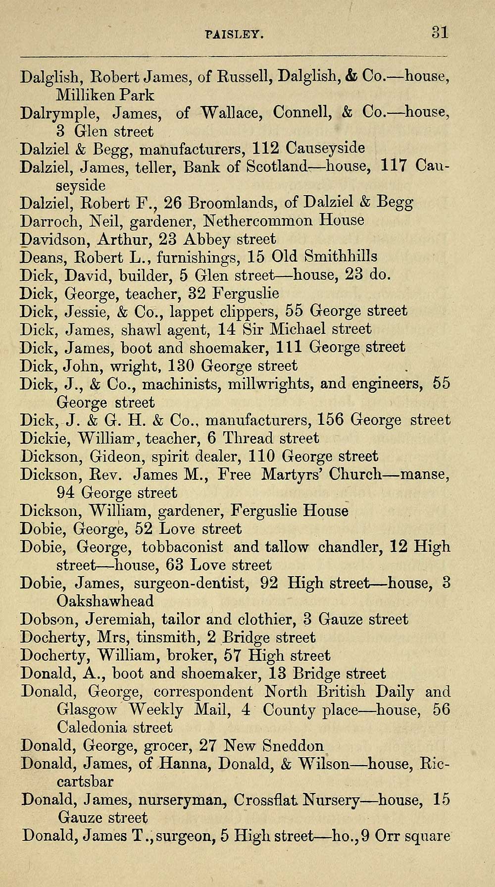 (35) - Towns > Paisley > 1862-1884 - Watson's directory for Paisley ...