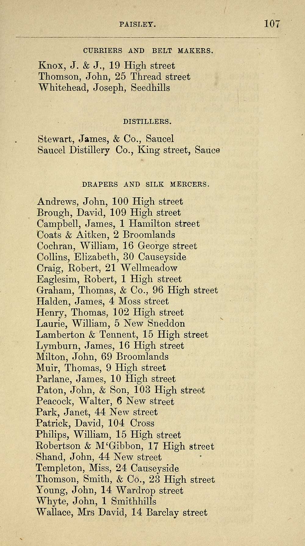 (111) - Towns > Paisley > 1862-1884 - Watson's directory for Paisley ...