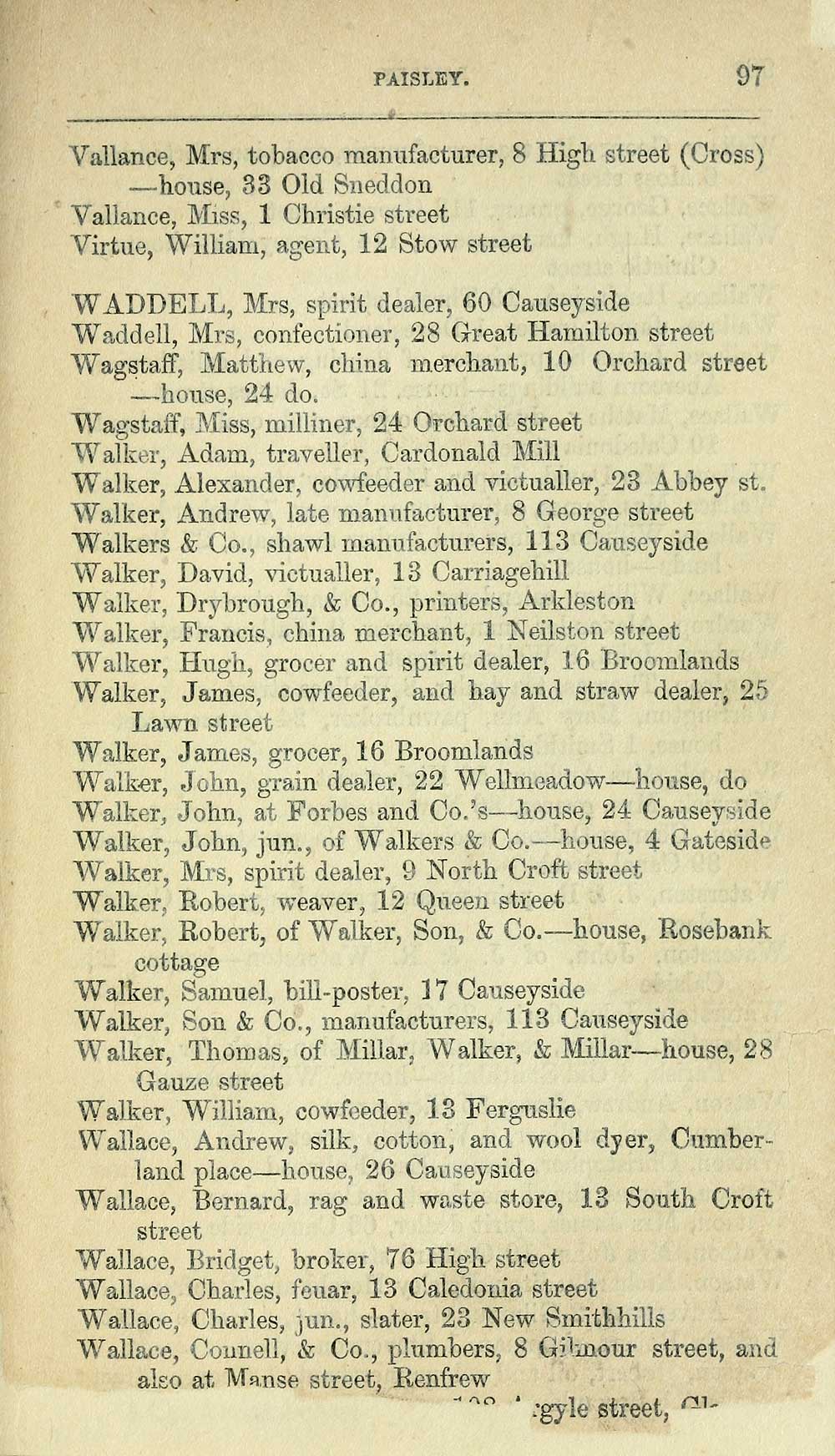 (101) - Towns > Paisley > 1862-1884 - Watson's directory for Paisley ...