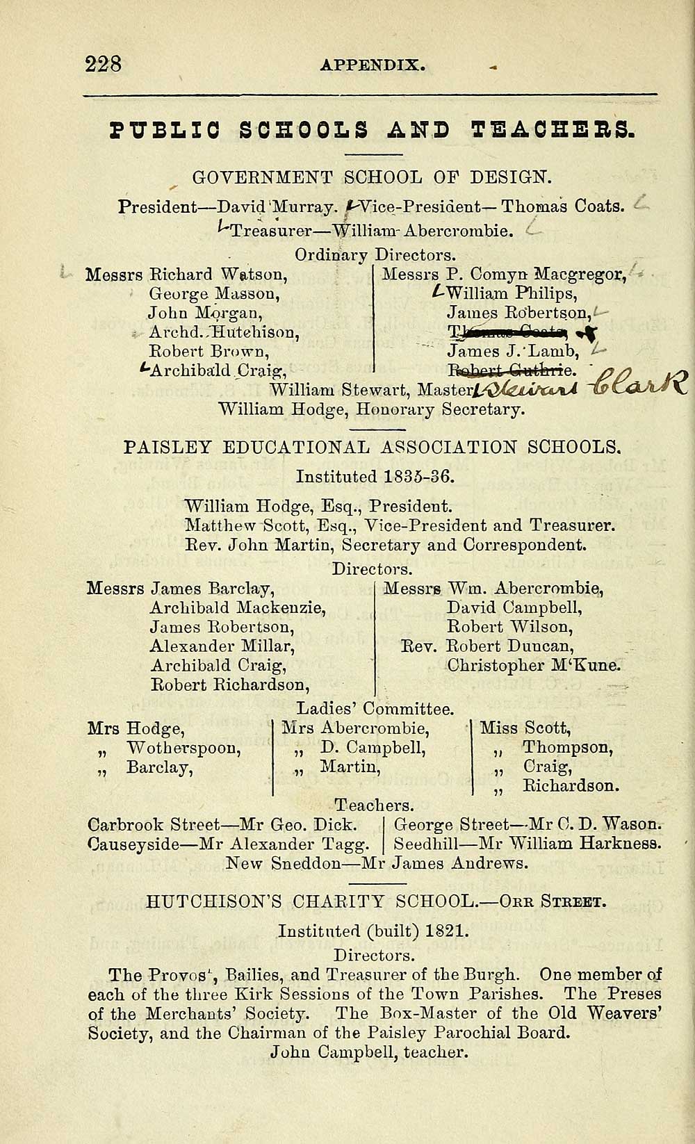 (232) - Towns > Paisley > 1862-1884 - Watson's directory for Paisley ...