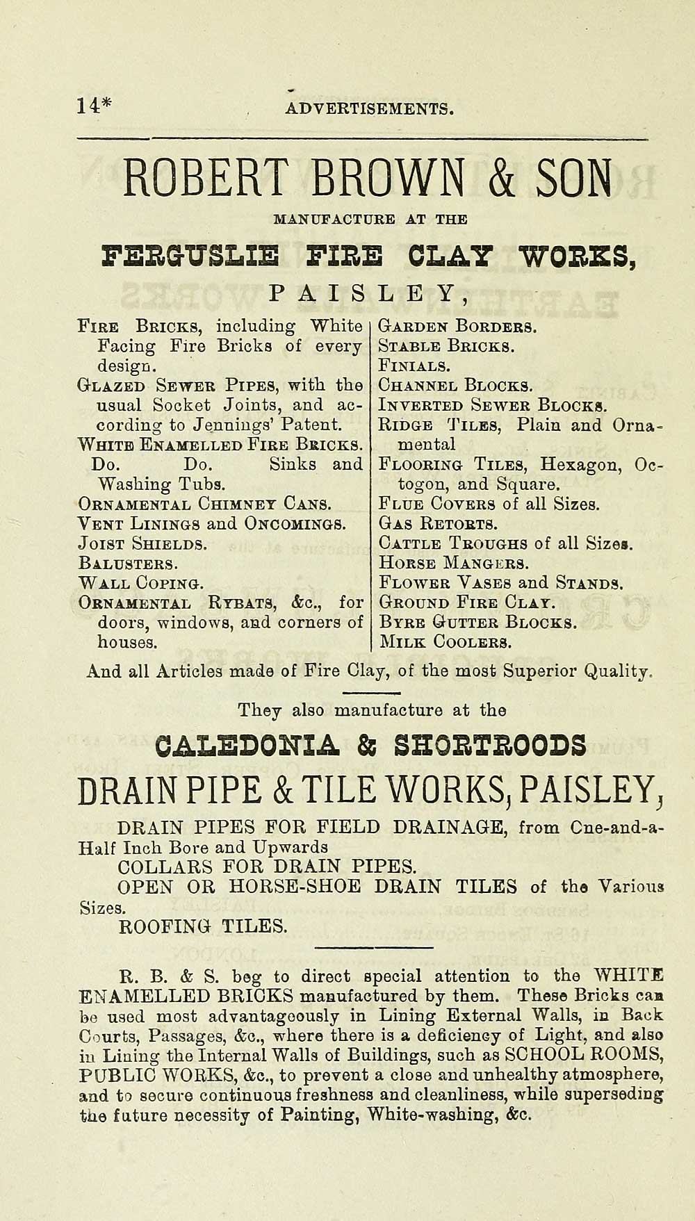 (18) - Towns > Paisley > 1862-1884 - Watson's directory for Paisley ...
