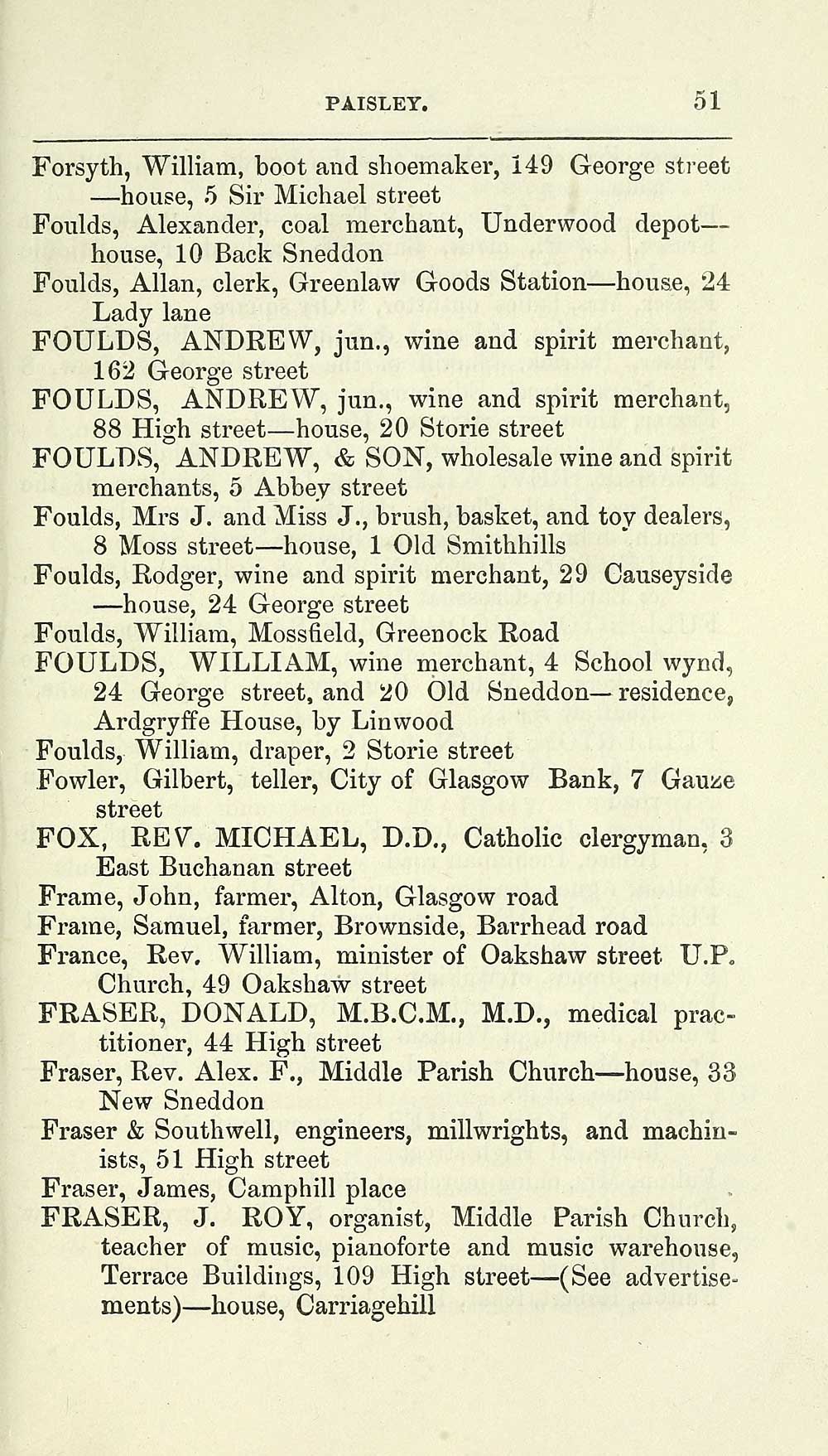 (59) - Towns > Paisley > 1862-1884 - Watson's directory for Paisley ...