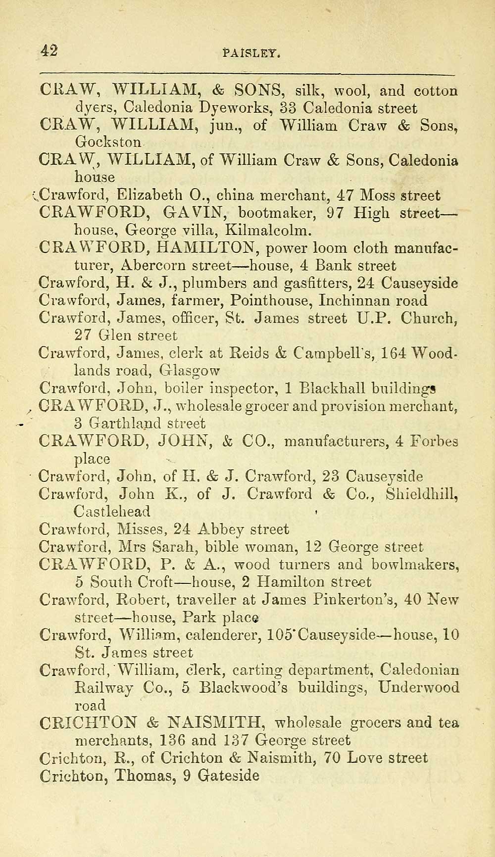 (54) - Towns > Paisley > 1862-1884 - Watson's directory for Paisley ...