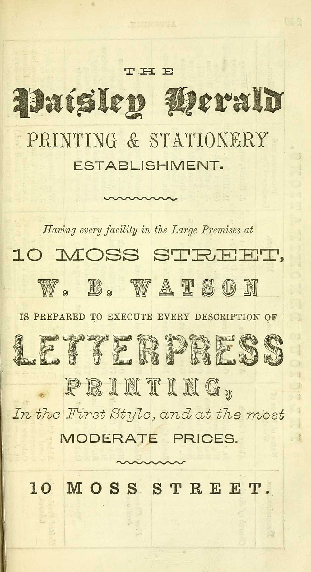 (285) - Towns > Paisley > 1862-1884 - Watson's directory for Paisley ...