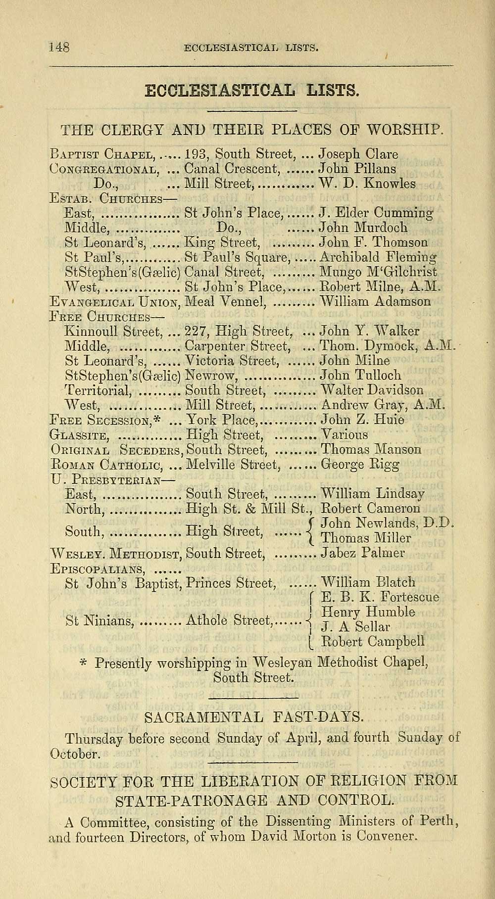 (158) - Towns > Perth > 1845-1885 - Post Office Perth directory > 1858 ...
