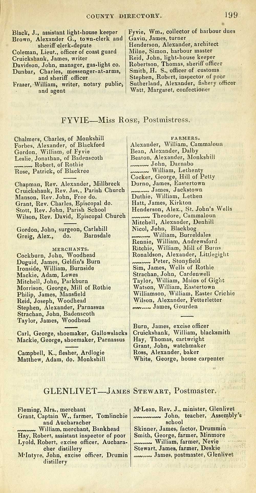 (225) - Towns > Aberdeen > 1846-1848 - Post-office and Bon-accord ...