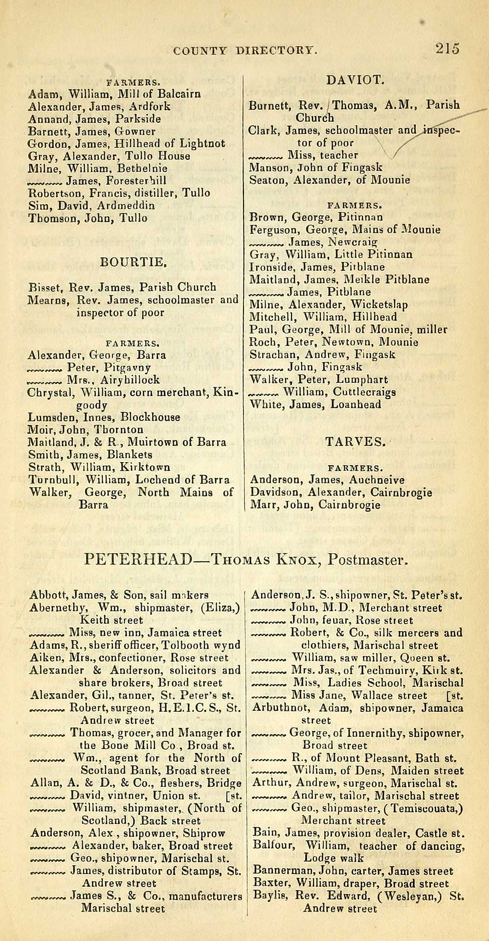 (241) - Towns > Aberdeen > 1846-1848 - Post-office and Bon-accord ...