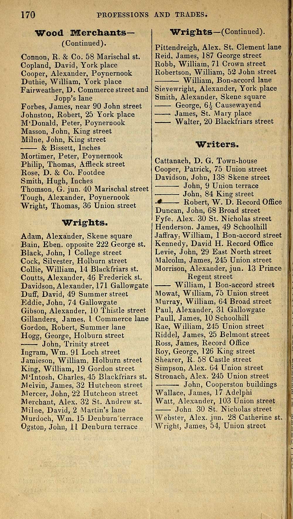 (188) - Towns > Aberdeen > 1846-1848 - Post-office and Bon-accord ...