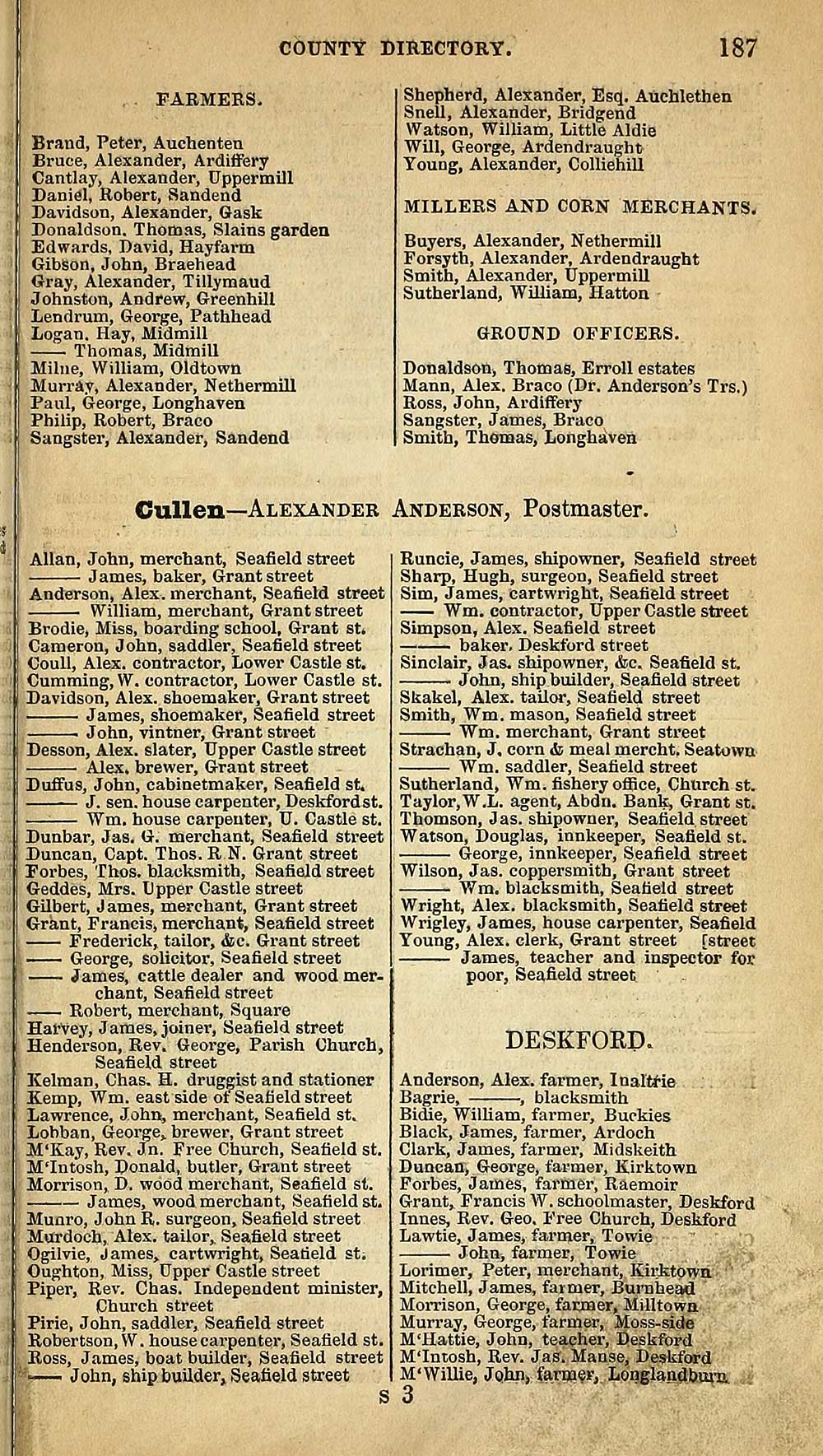 (205) - Towns > Aberdeen > 1846-1848 - Post-office and Bon-accord ...