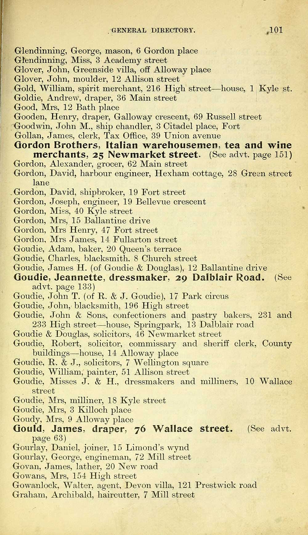 (101) - Towns > Ayr > 1894-1912 - Ayr Post Office General and Trades ...