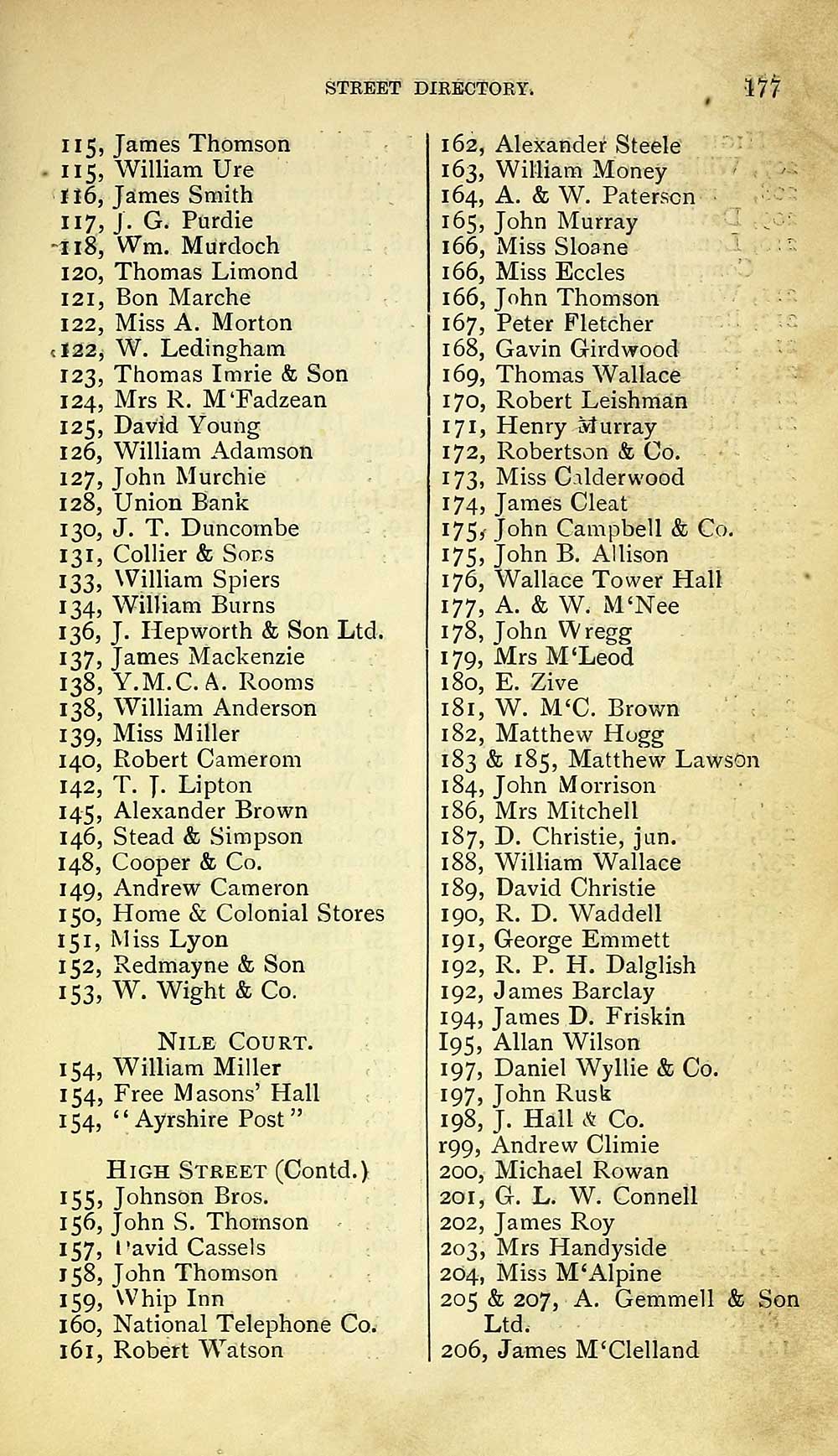 (177) - Towns > Ayr > 1894-1912 - Ayr Post Office General and Trades ...