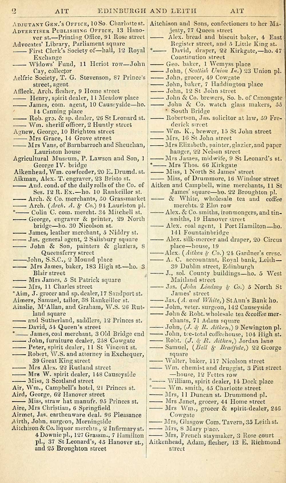 (20) - Towns > Edinburgh > 1838-1846 - Post-Office annual directory and ...