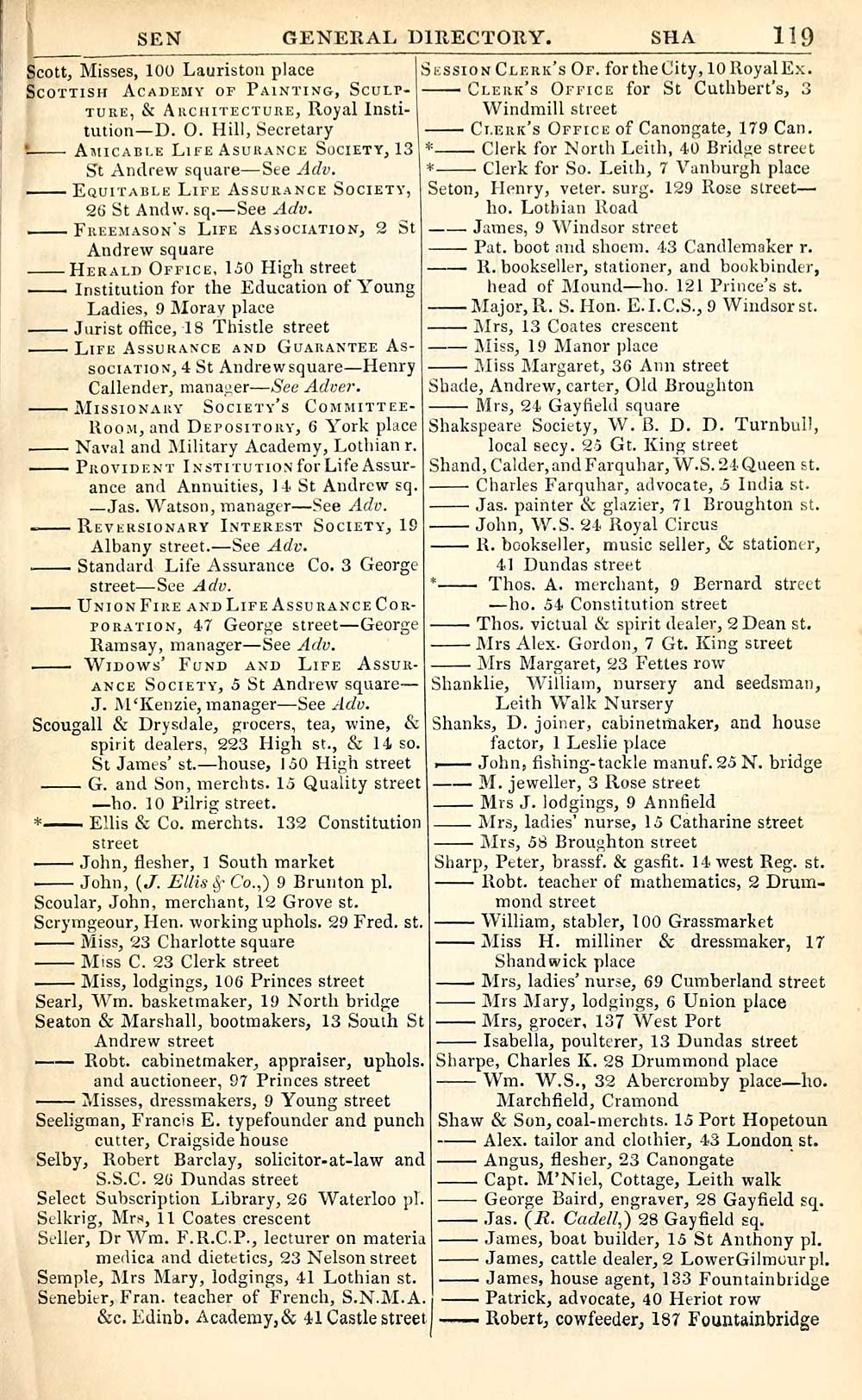 (137) - Towns > Edinburgh > 1838-1846 - Post-Office annual directory ...