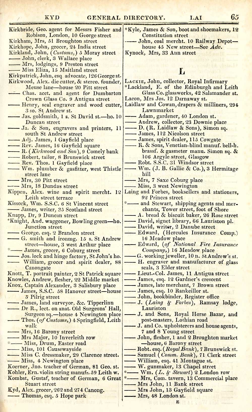 (95) - Towns > Edinburgh > 1838-1846 - Post-Office annual directory and ...