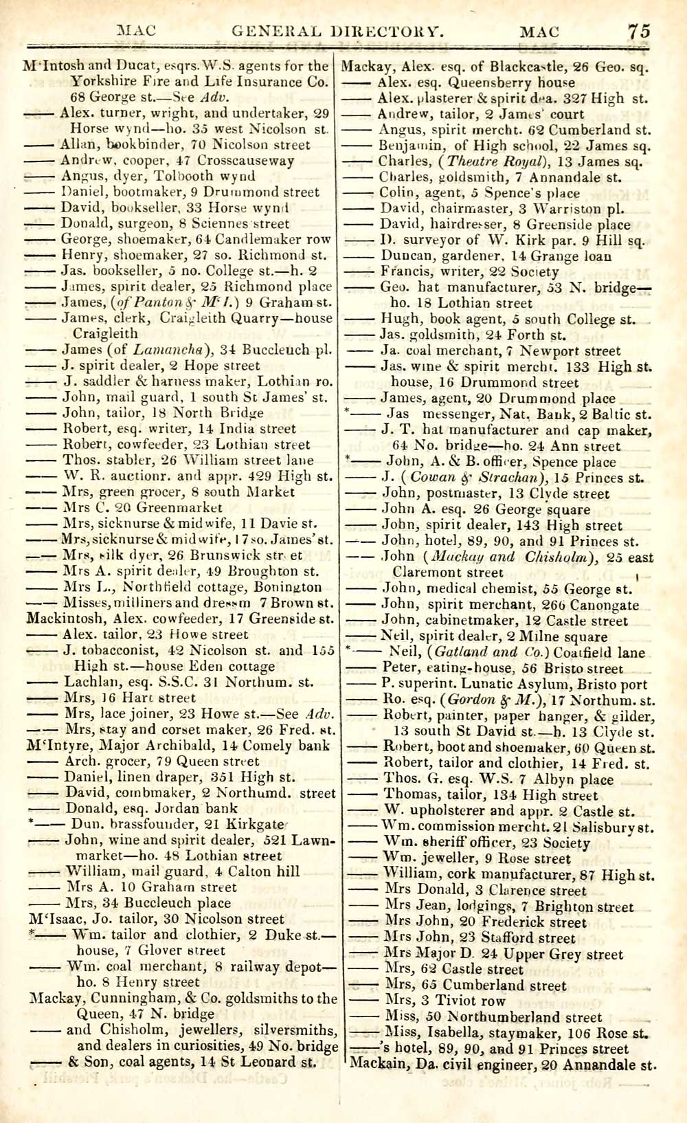 (105) - Towns > Edinburgh > 1838-1846 - Post-Office annual directory ...