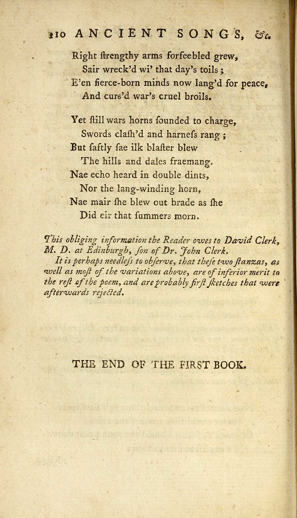 (126) Page 110 - Glen Collection of printed music > Printed text ...