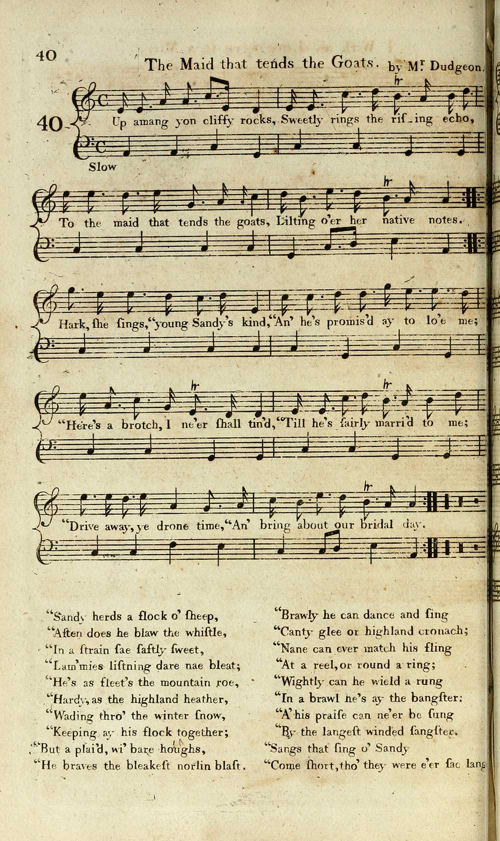 (52) Page 40 - Maid that tends the goats - Glen Collection of printed ...