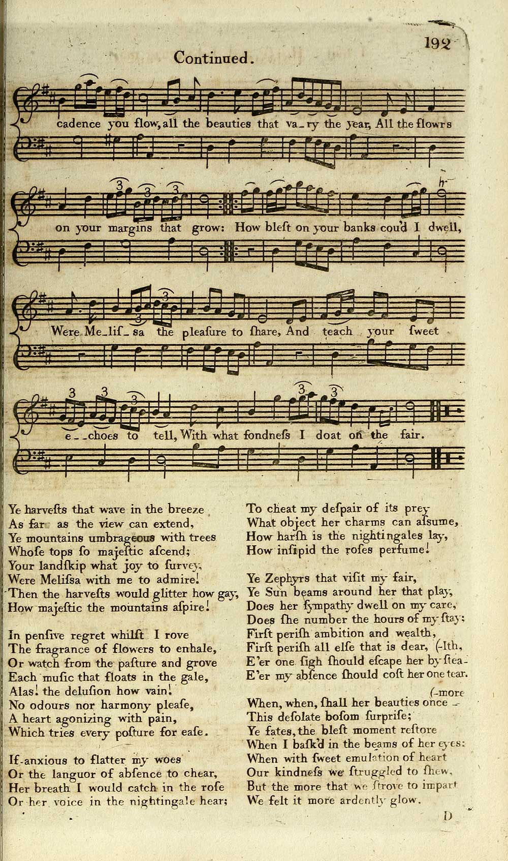 (103) Page 192 - Glen Collection of printed music > Printed music ...