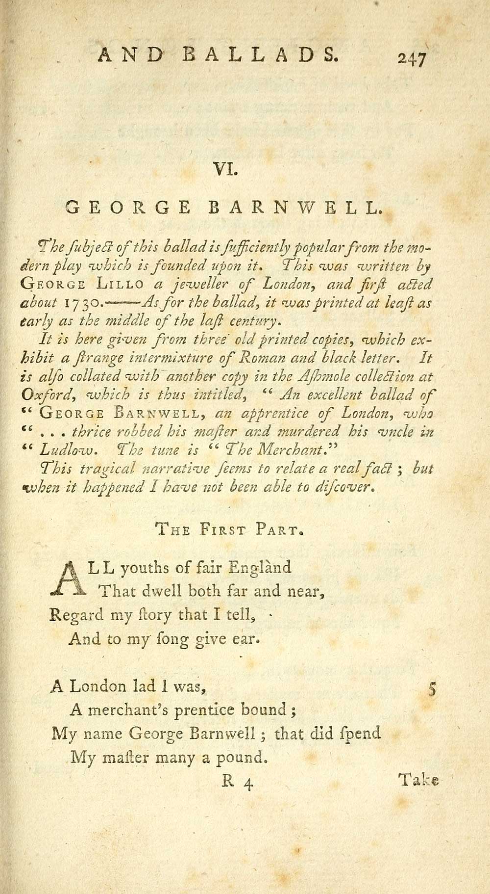 (295) Page 247 - George Barnwell - Glen Collection of printed music ...