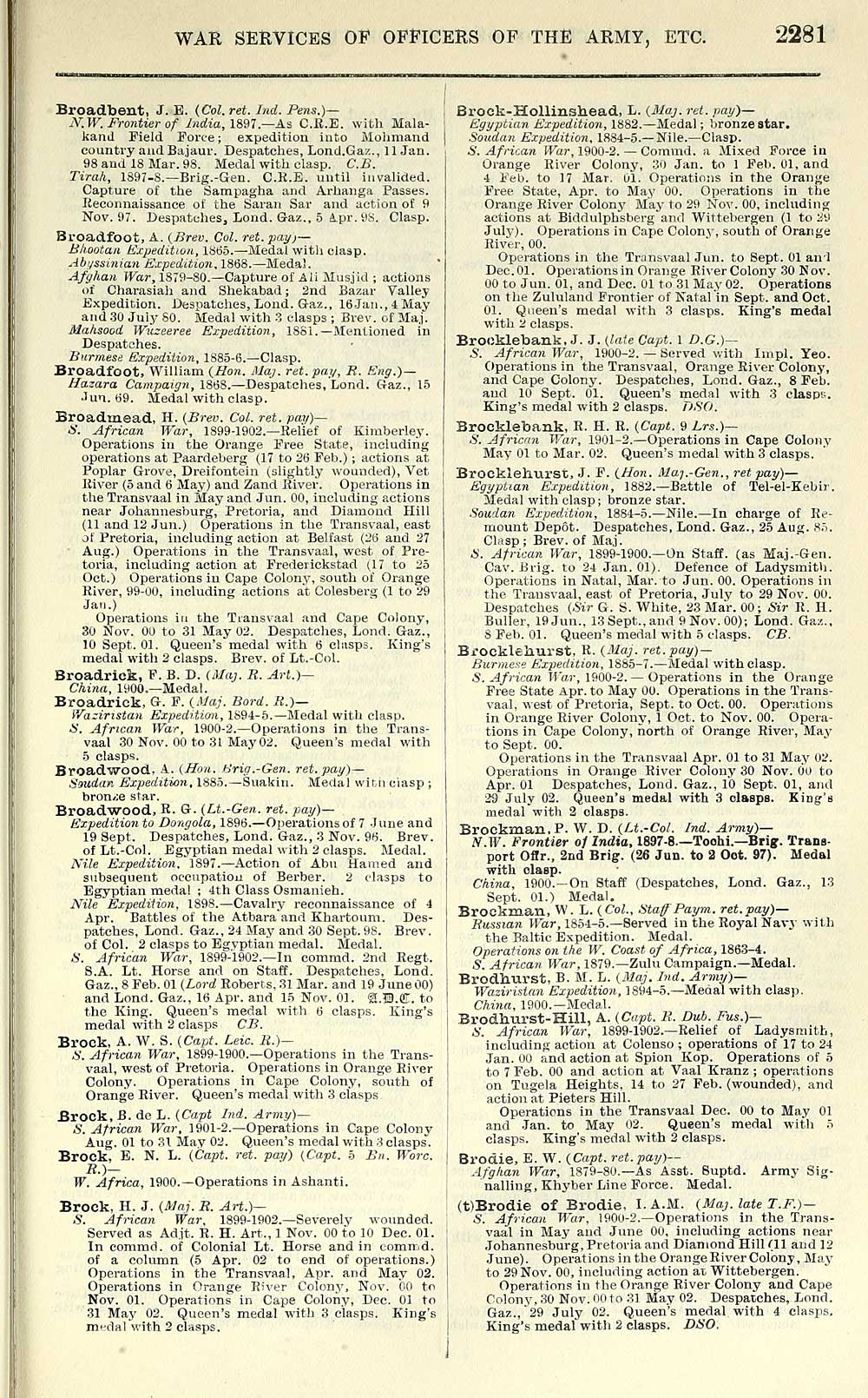 (105) - Army lists > Quarterly Army Lists (First Series) 1879-1922 ...