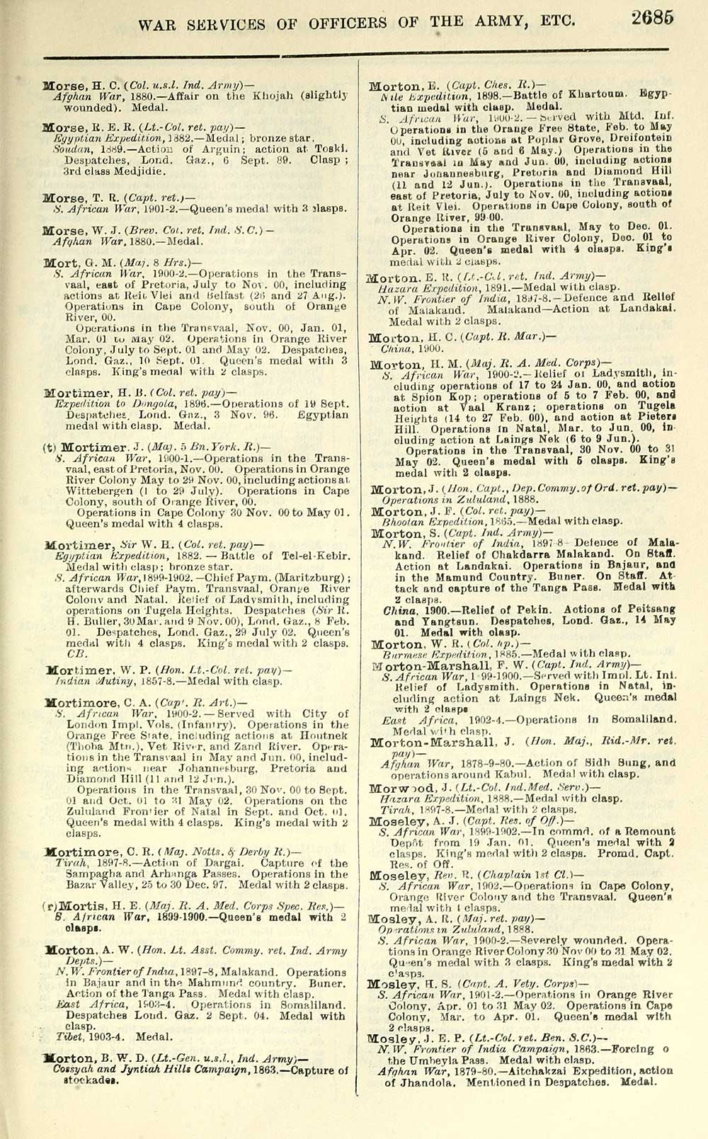 (511) - Army lists > Quarterly Army Lists (First Series) 1879-1922 ...
