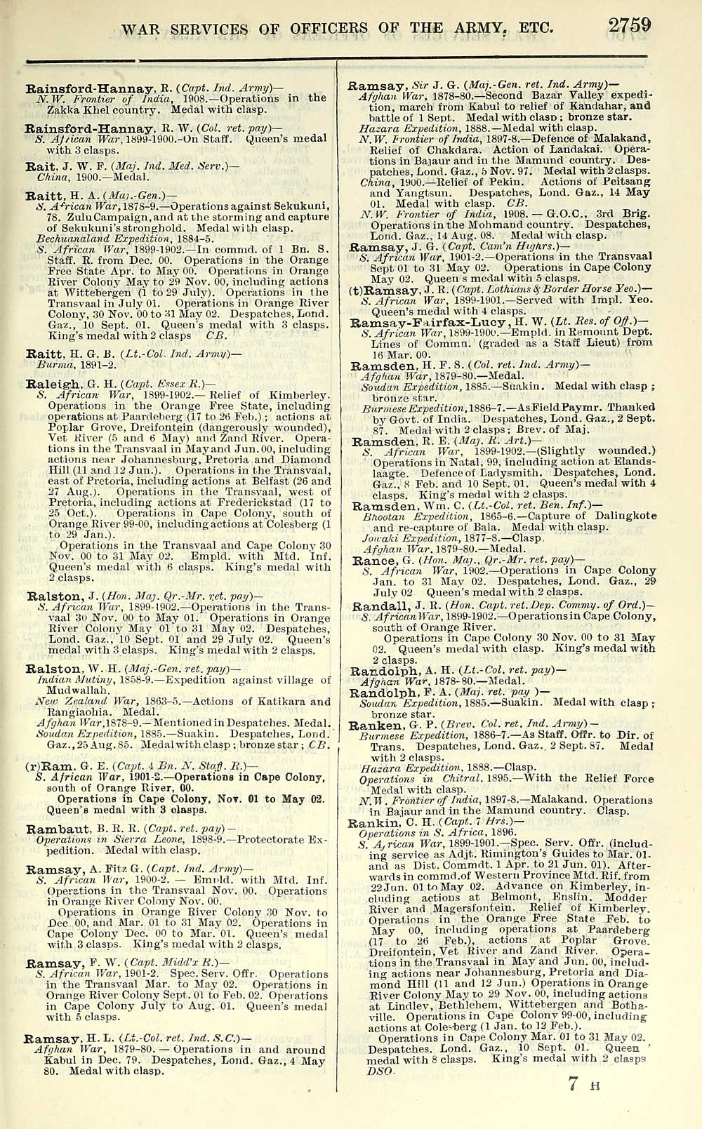 (585) - Army lists > Quarterly Army Lists (First Series) 1879-1922 ...