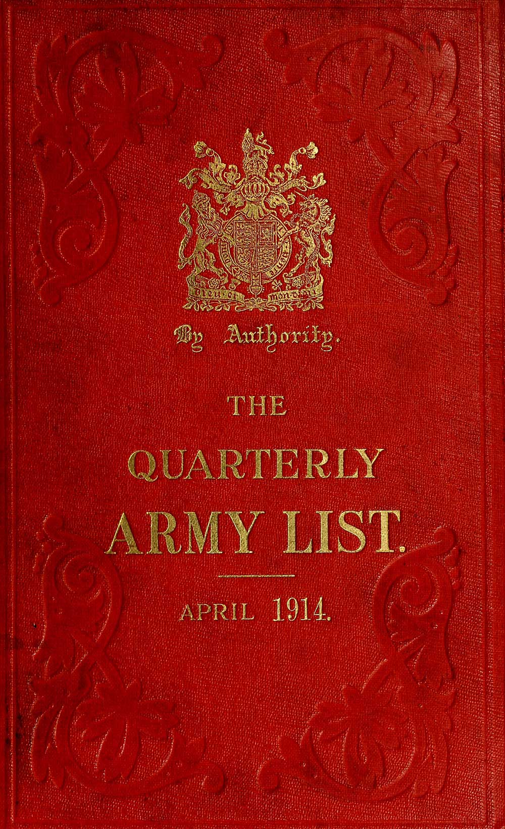 (1) - Army lists > Quarterly Army Lists (First Series) 1879-1922 > 1914 ...