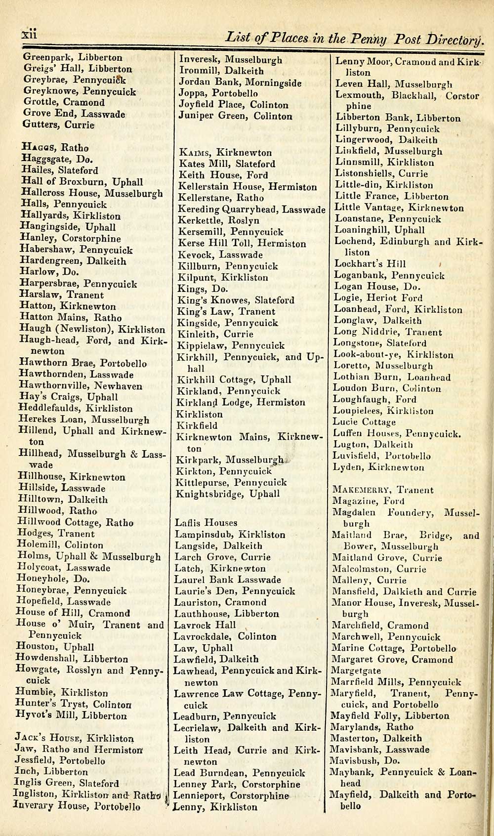 (26) - Towns > Edinburgh > 1838-1846 - Post-Office annual directory and ...