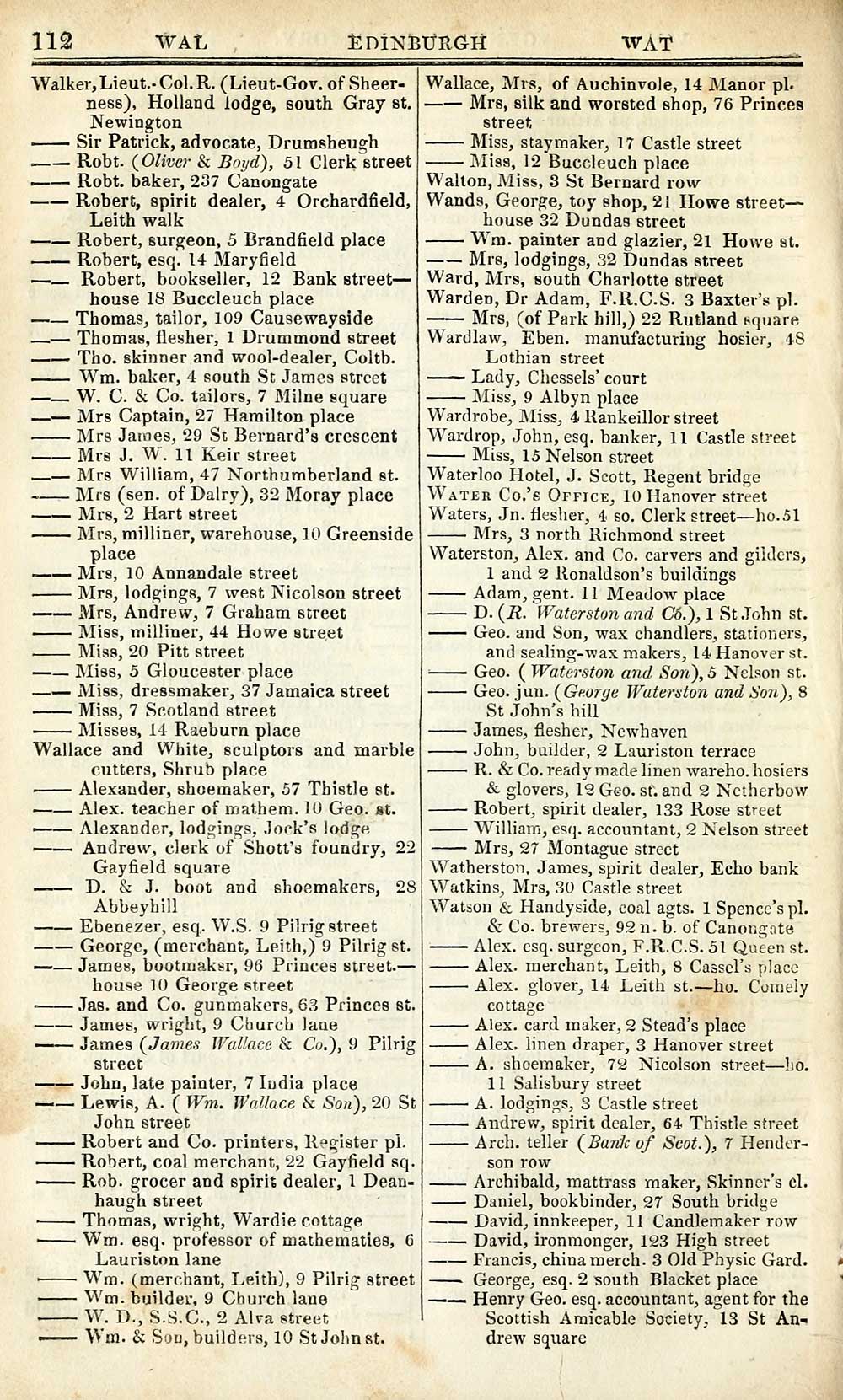 (148) - Towns > Edinburgh > 1838-1846 - Post-Office annual directory ...