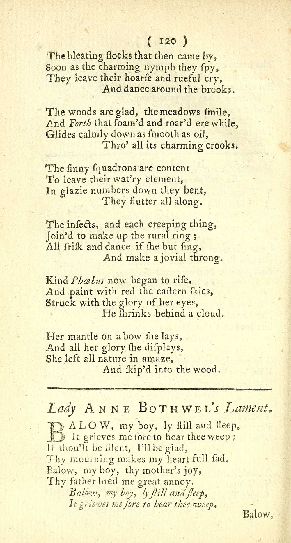 (148) Page 120 - Lady Anne Bothwell's lament - Glen Collection of ...