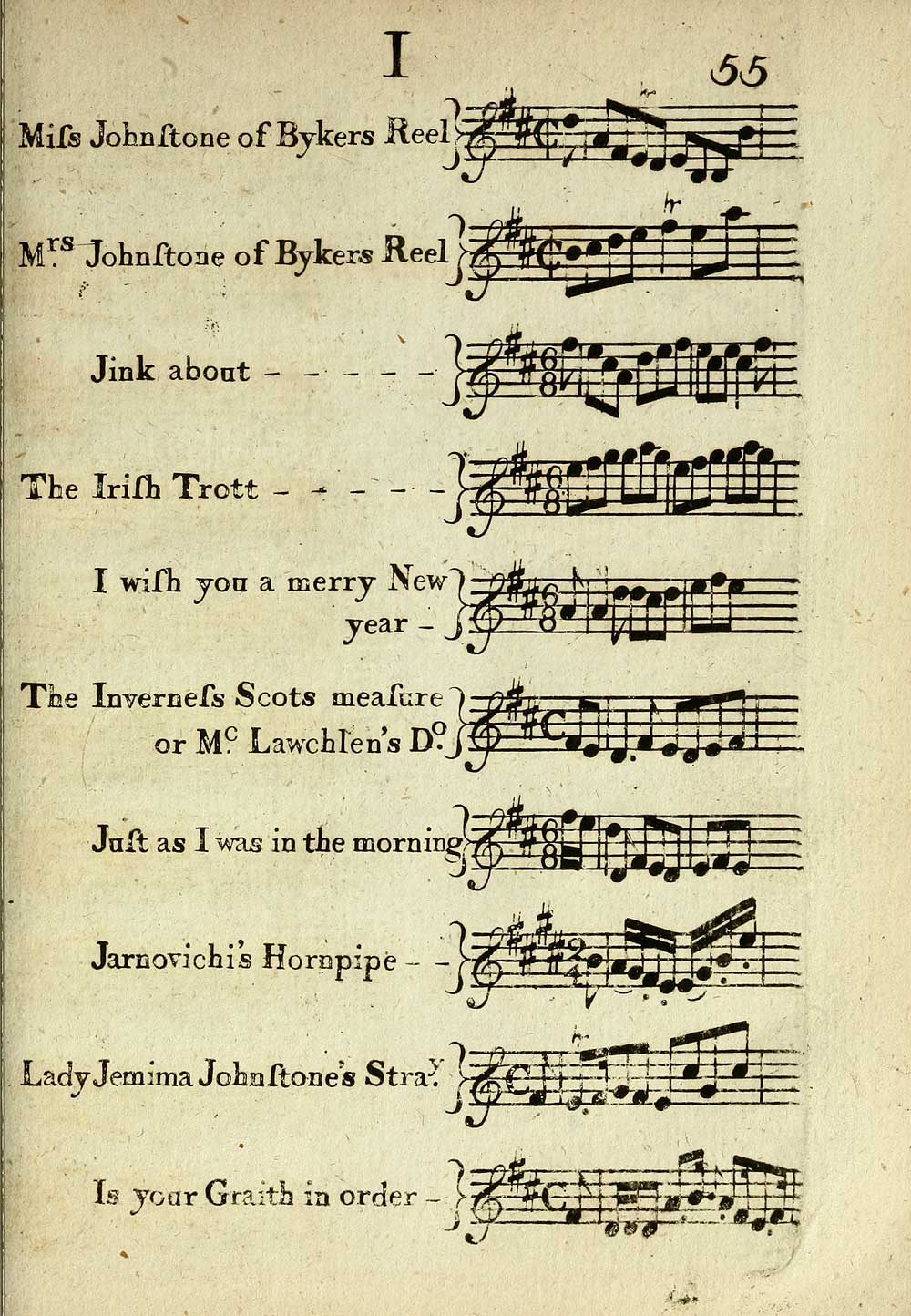 (51) Page 55 - Glen Collection of printed music > Printed music ...