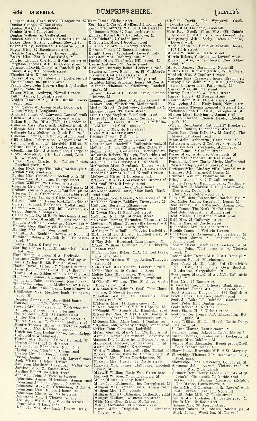 (548) - Scotland > 1882-1915 - Slater's Royal National Commercial ...