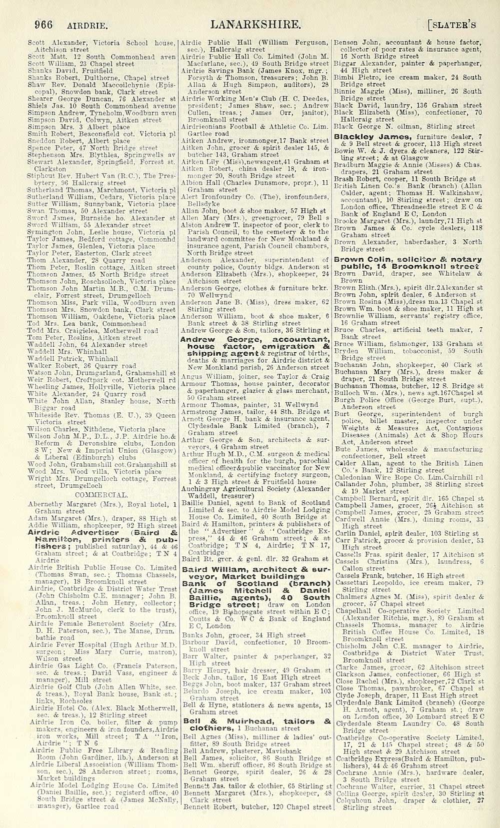 (1030) - Scotland > 1882-1915 - Slater's Royal National Commercial ...