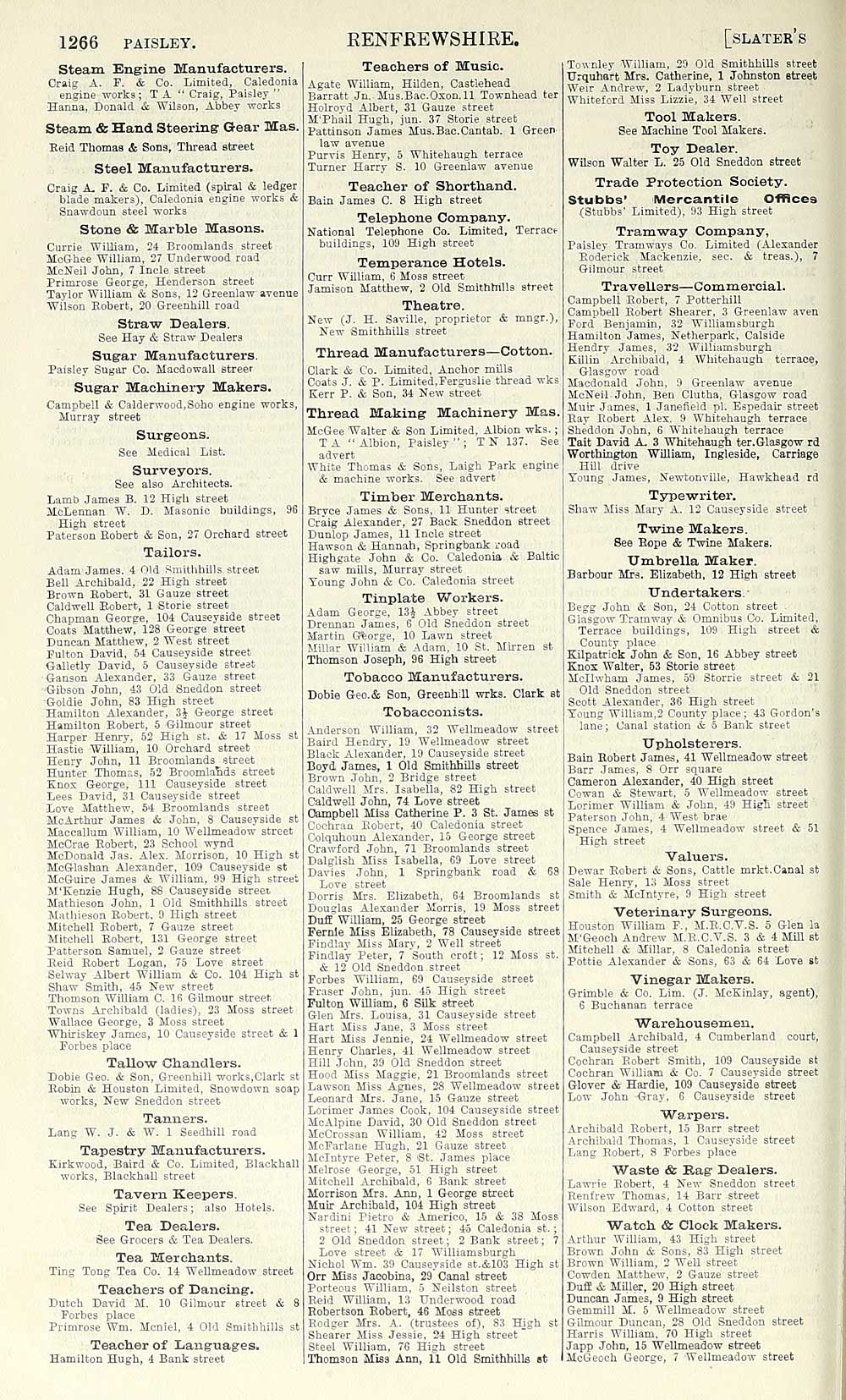 (1330) - Scotland > 1882-1915 - Slater's Royal National Commercial ...