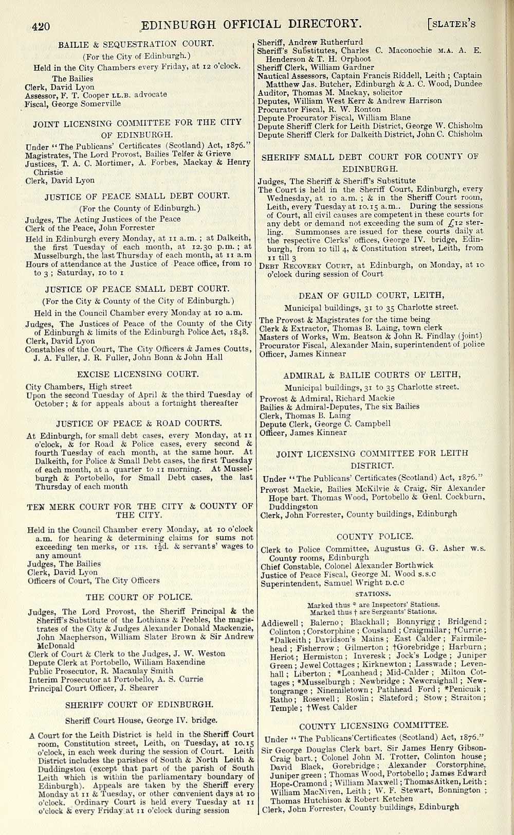(944) - Scotland > 1882-1915 - Slater's Royal National Commercial ...