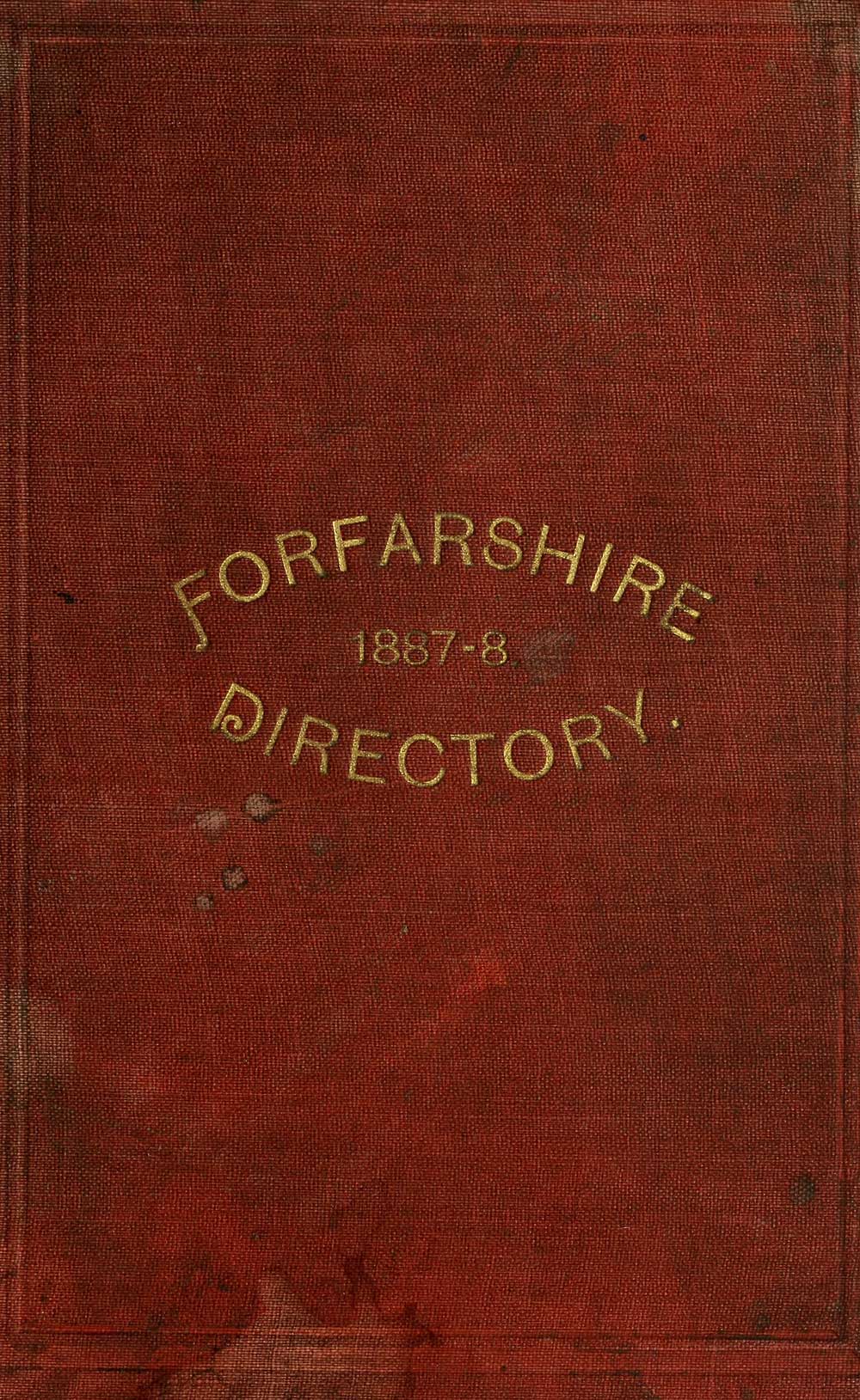 (1) - Counties > Angus (Forfarshire) > 1887-1888 - Forfarshire ...