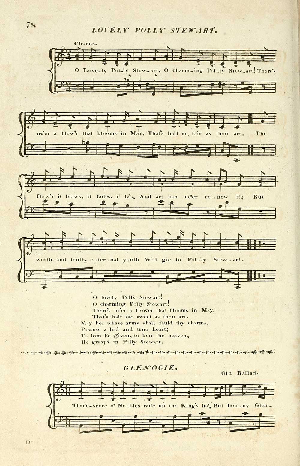 (90) Page 78 - Lovely Polly Stewart - Glen Collection of printed music ...