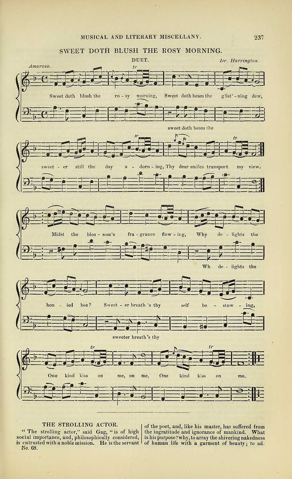 (575) Page 237 - Sweet doth blush the rosy morning - Glen Collection of ...