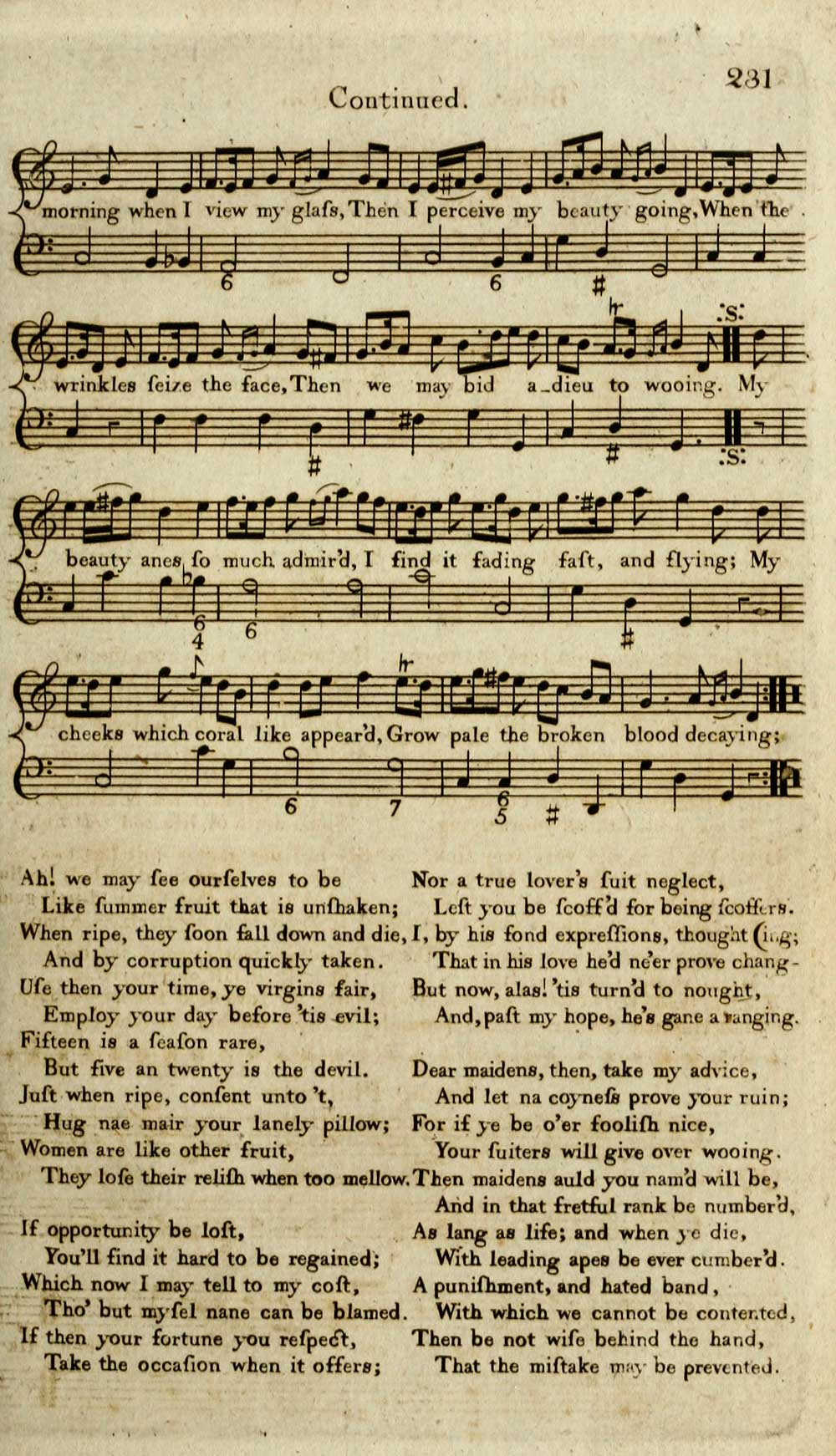 (37) Page 231 - Inglis Collection of printed music > Printed music ...