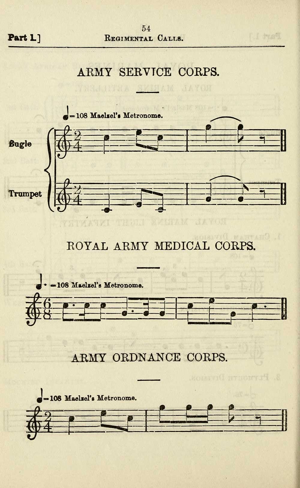 (66) Page 54 - Army service corps - Inglis Collection of printed music ...