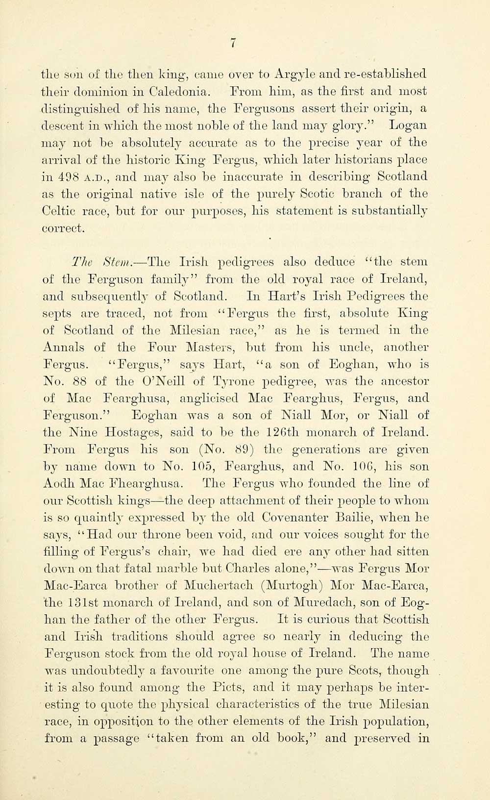 (11) Page 7 - Clan and name of Ferguson - Histories of Scottish ...
