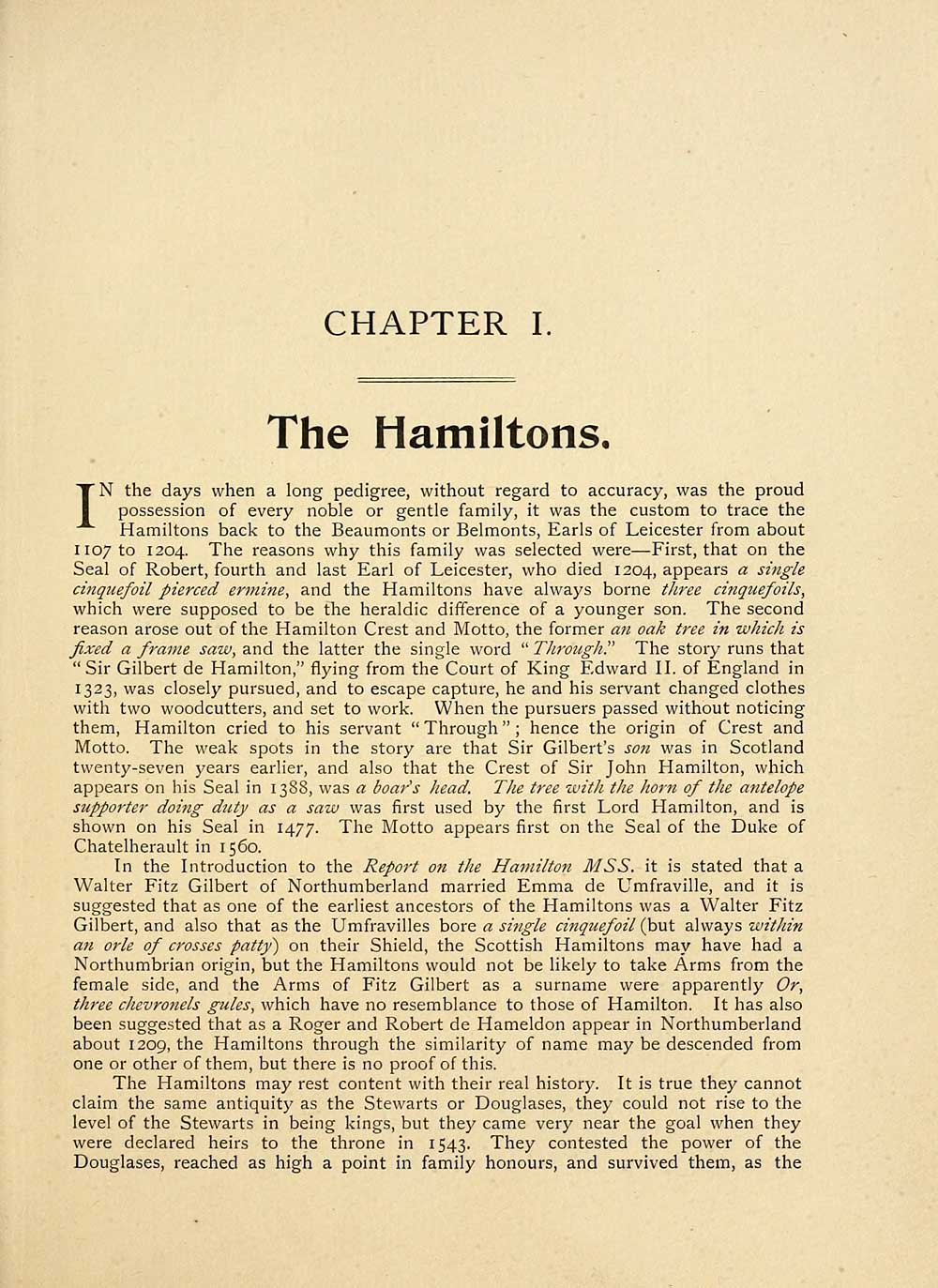 (21) [Page 9] - Hamiltons from the fisrt of the family to the Dukes of ...
