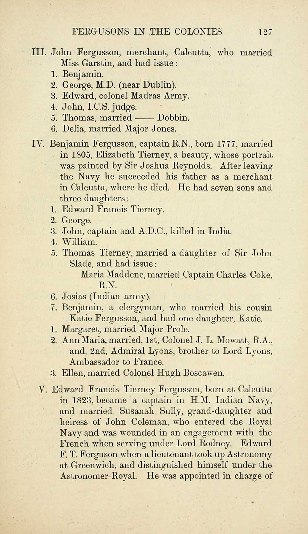 (147) Page 127 - Records of the clan and name of Fergusson, Ferguson ...