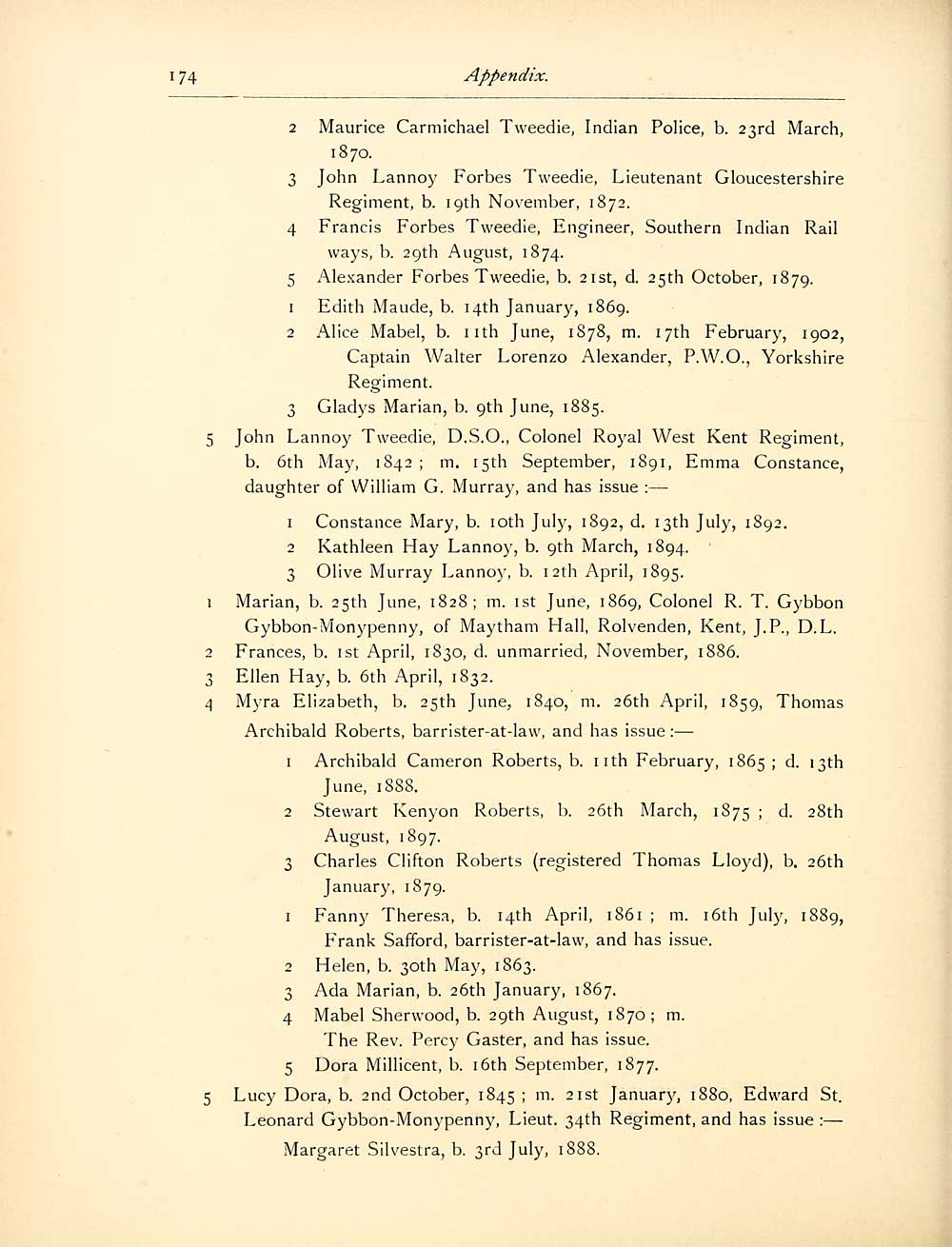 (248) Page 174 - History of the Tweedie, or Tweedy, family - Histories ...