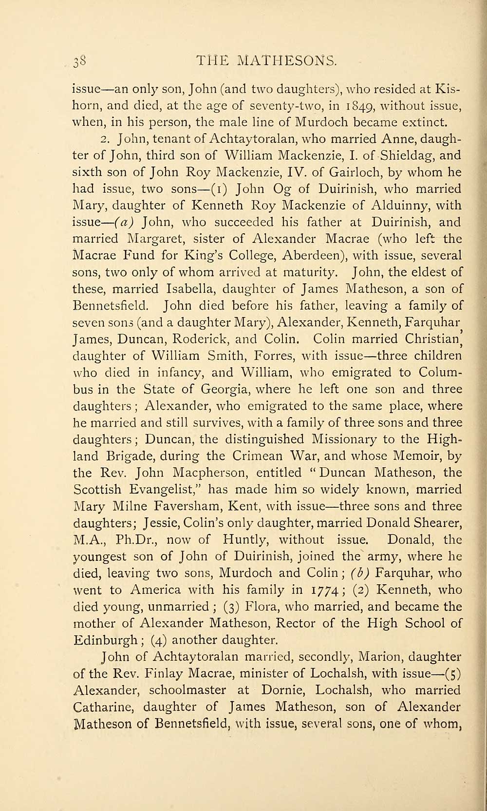 (50) Page 38 - History of the Mathesons - Histories of Scottish ...
