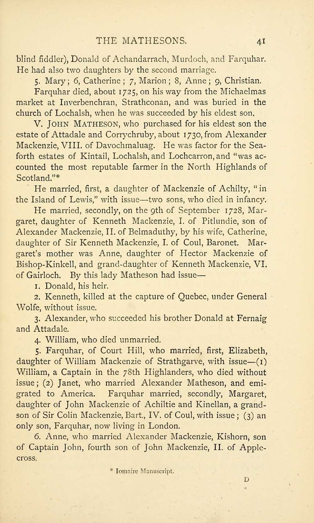 (53) Page 41 - History of the Mathesons - Histories of Scottish ...
