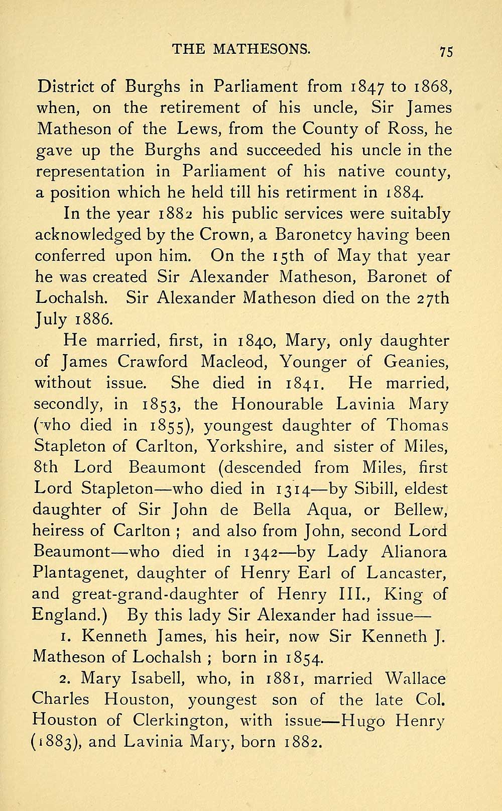 (103) - History of the Mathesons - Histories of Scottish families ...